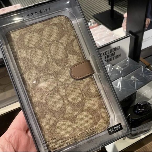 Coach | Cell Phones & Accessories | Coach Iphone 5 Pro Max Folio In Signature Canvas New With ...